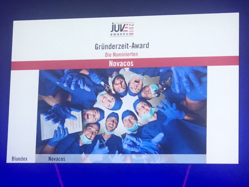 NOVACOS ERNEUT BEI JUVE AWARDS ERFOLGREICH – AUSGEZEICHNET MIT ...